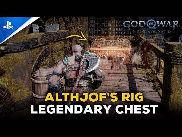 How to easily find the Legendary Chest at Althjof's Rig in God of War ...