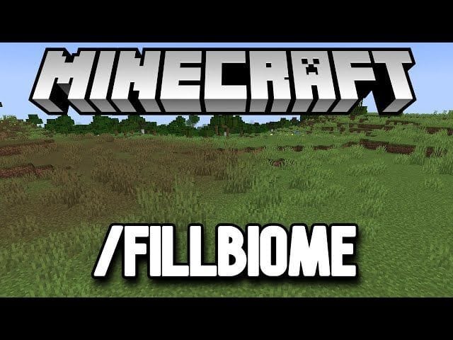How to use fillbiome command in Minecraft snapshot 22w46a