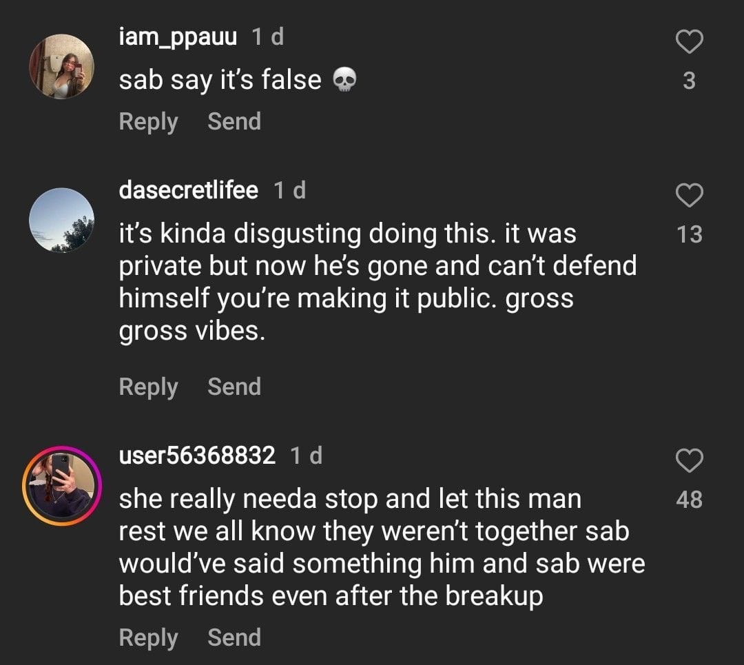 "Don't care, Sab and Cooper were soulmates": Talia Jackson slammed over ...