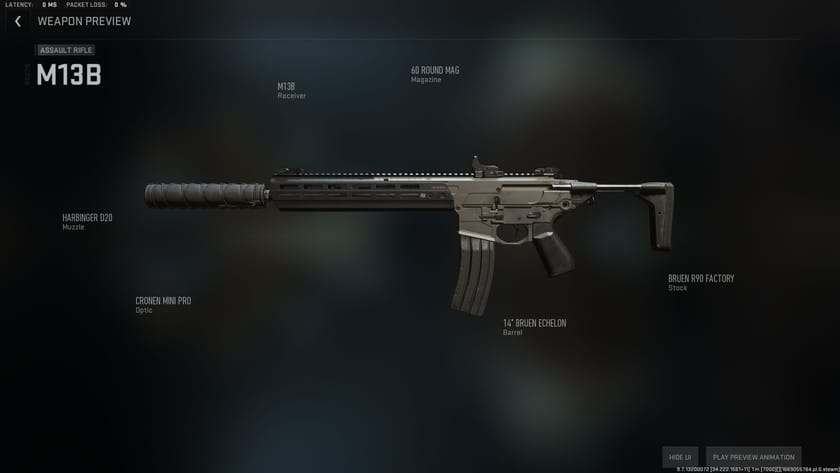Best loadout for M13B in Warzone 2 Season 1