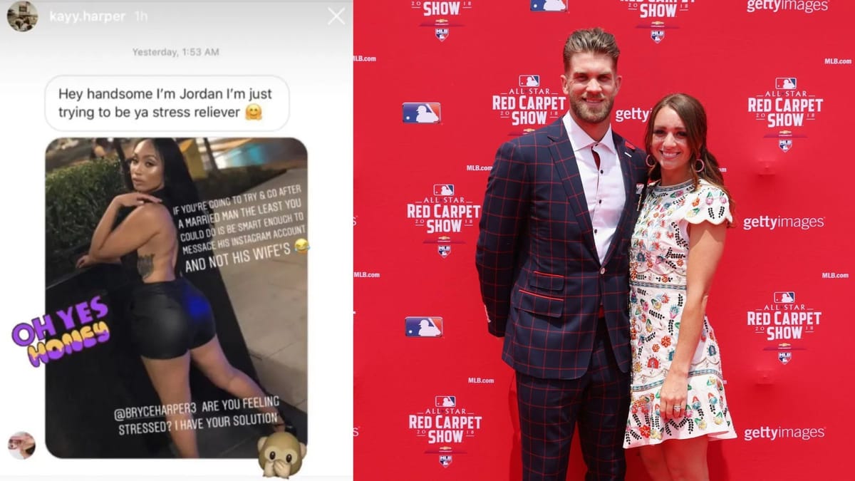 Kayla Harper called out a female fan of Bryce Harper in 2019: "The ...