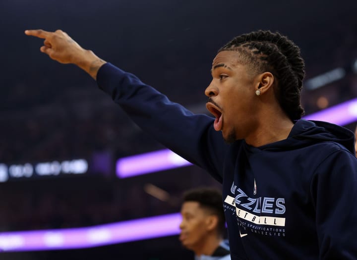 How does Ja Morant's vertical jump compare to other top NBA players?