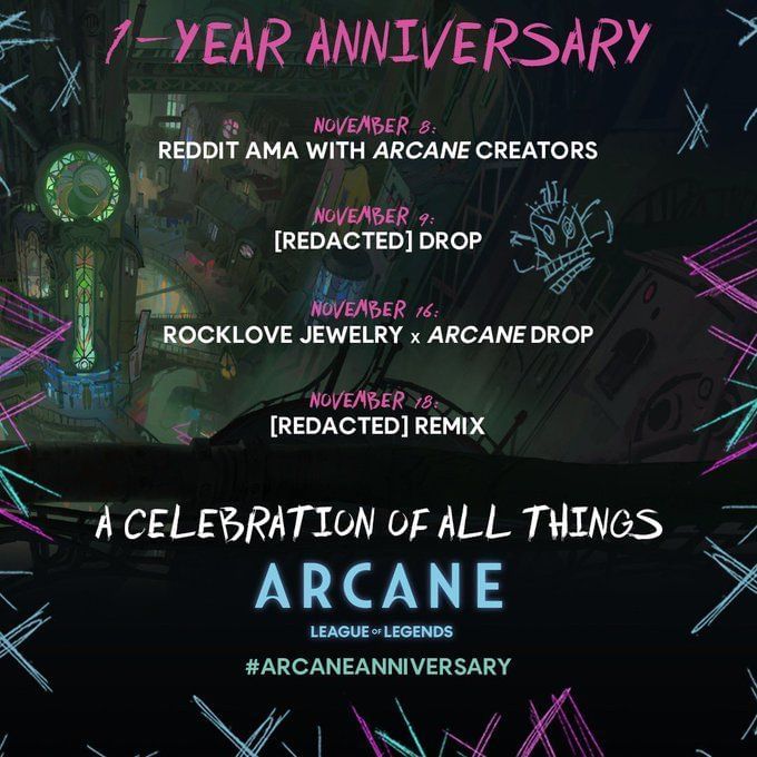 League of Legends Arcane is set to celebrate one-year anniversary with ...