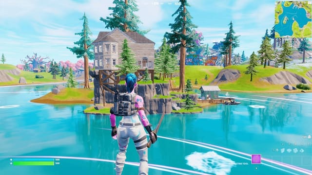 Fortnite: How to deal damage to opponents at Loot Lake