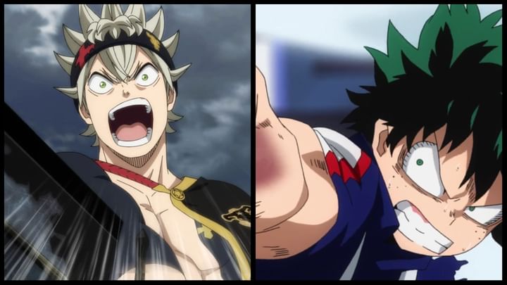 Deku vs Asta Death Battle clip pits Black Clover and My Hero Academia fandoms against each other
