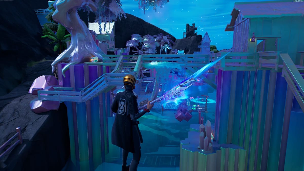 Fortnite: How to search a chest in Lustrous Lagoon and Rave Cave