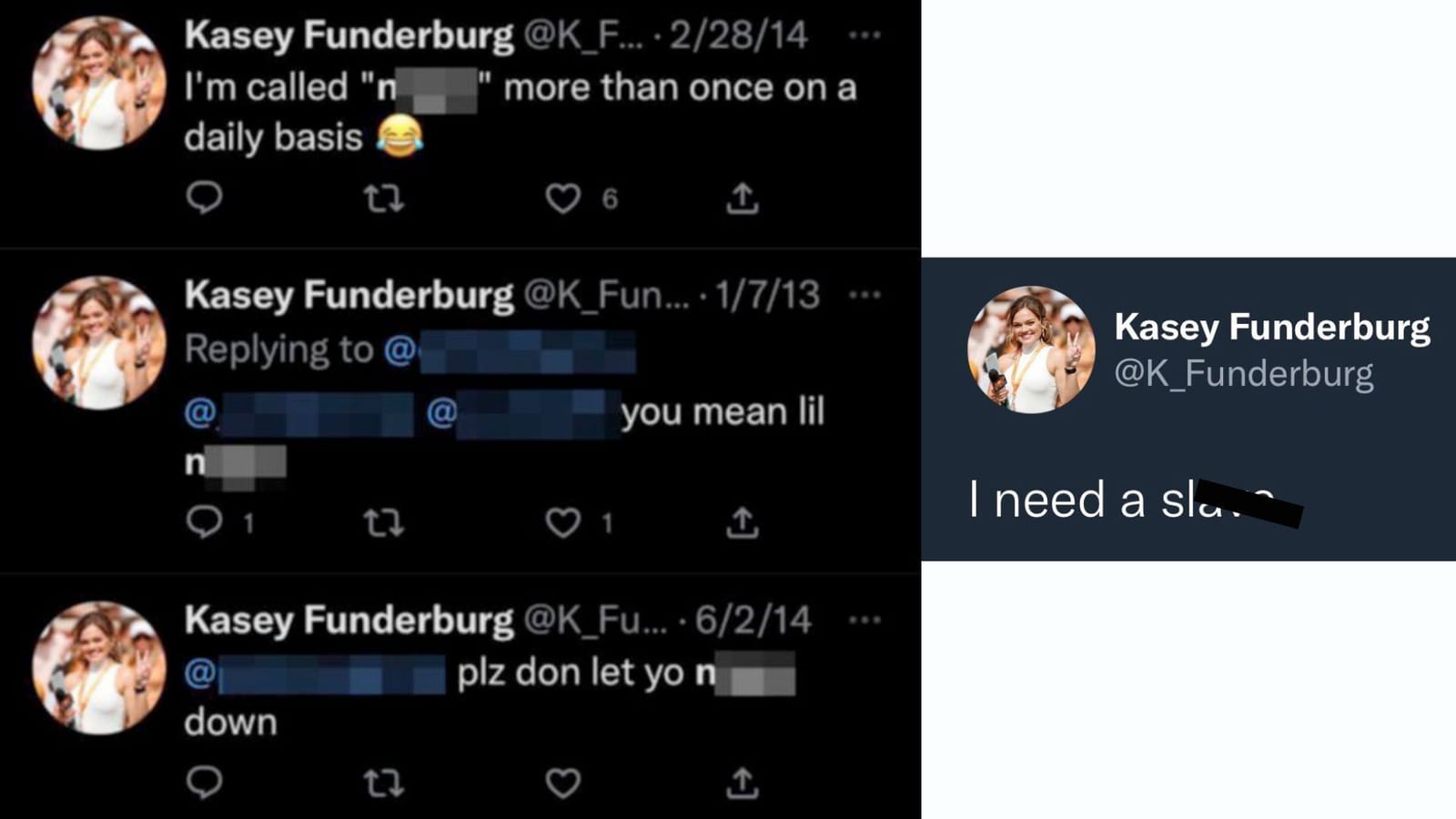 What did Kasey Funderburg tweet? Controversy explained as reporter ...