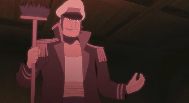 Who is Captain of the Ghost Ship in Naruto?