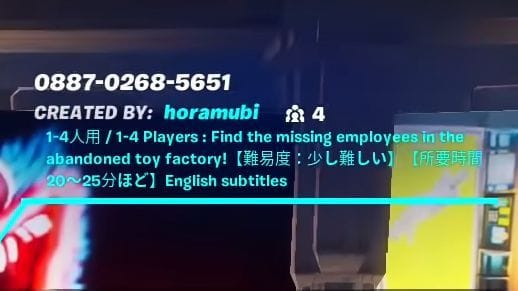 Poppy Playtime Fortnite Map Code 2022