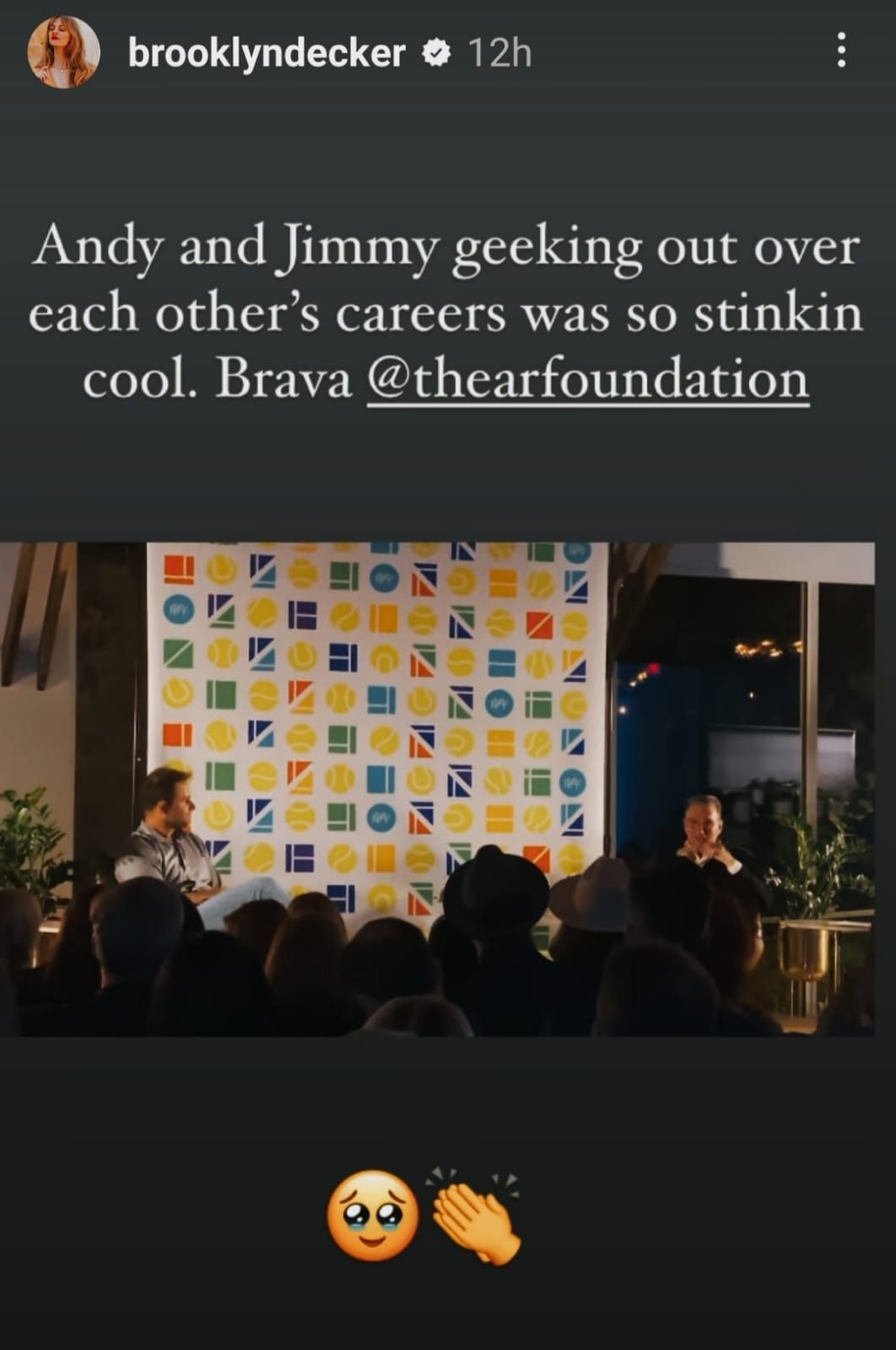 "So stinkin' cool" - Andy Roddick's wife Brooklyn Decker reacts to the ...