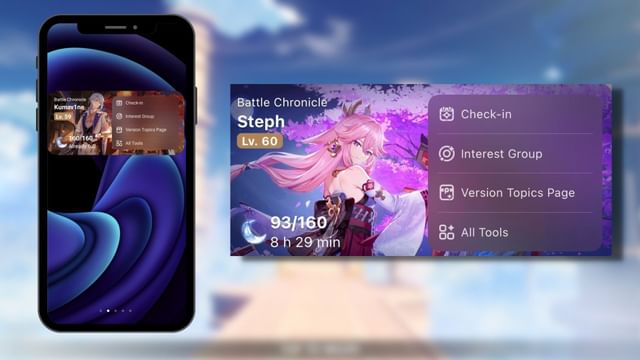 How to get HoYoLAB widget to monitor resin in Genshin Impact