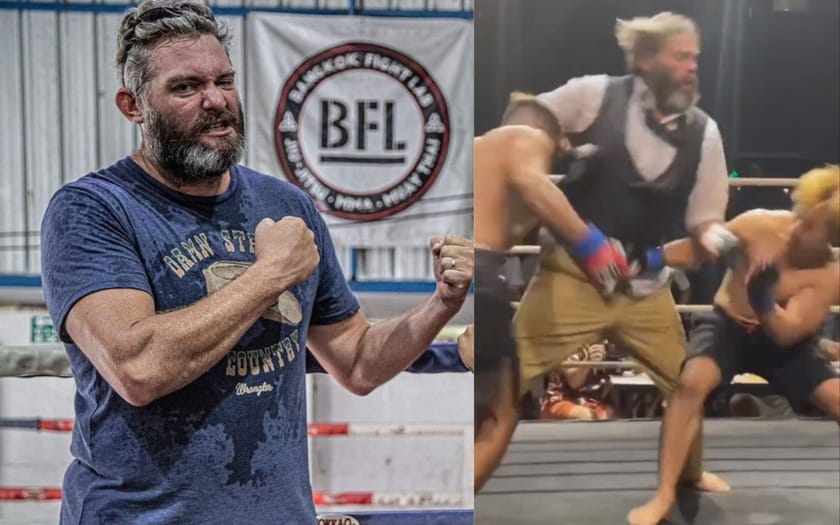 Video: Fight Circus CEO Jon Nutt competes in bizarre 1 vs. 2 MMA fight