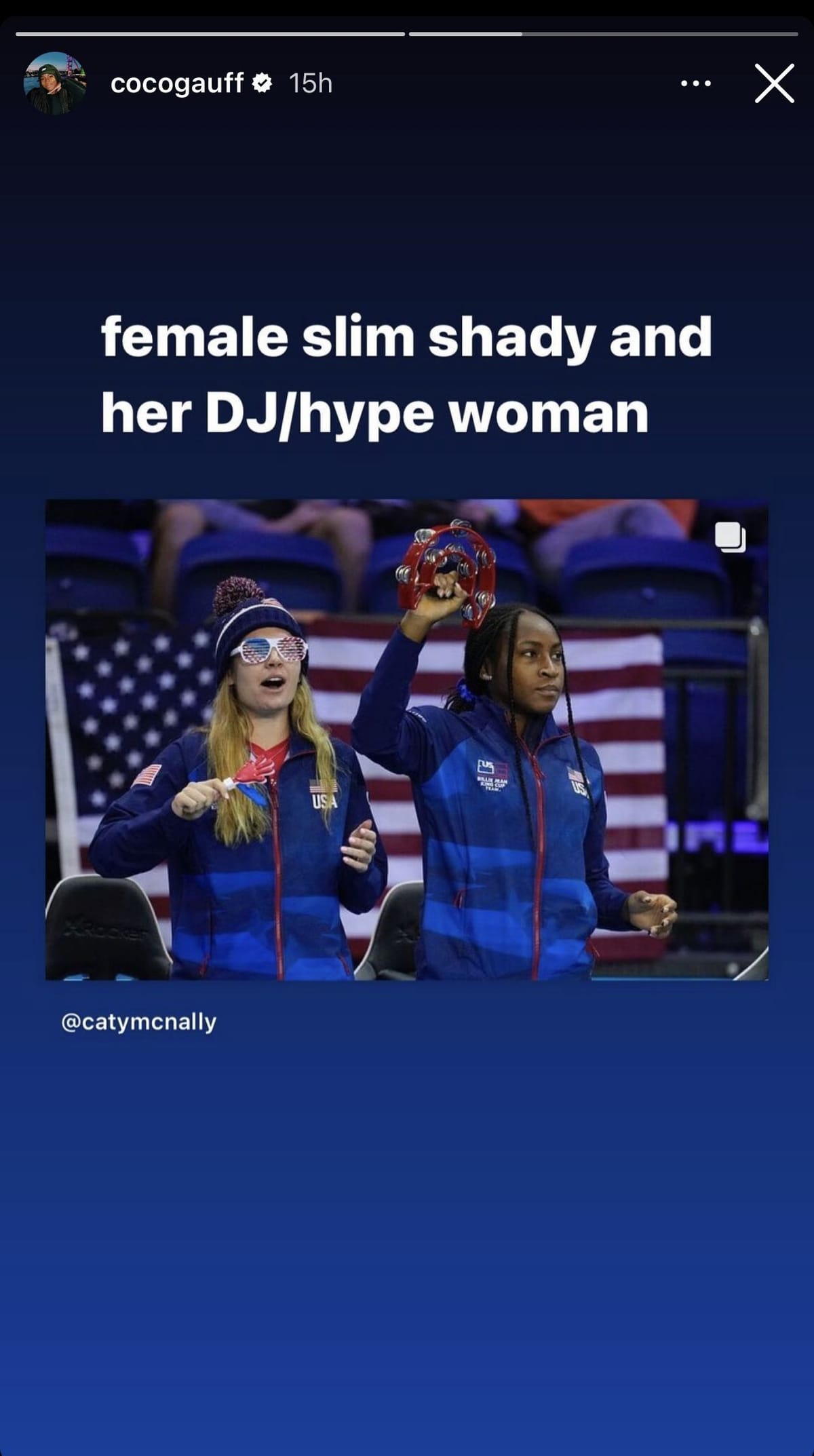 "Female Slim Shady and her hype woman" - Coco Gauff on her friendship ...
