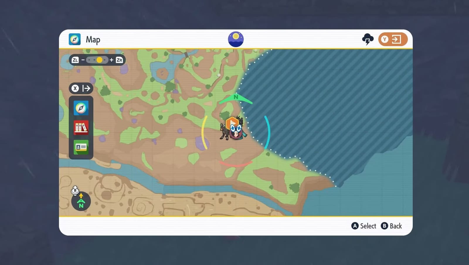 Pokemon Scarlet and Violet: Chi-Yu and all blue stake locations