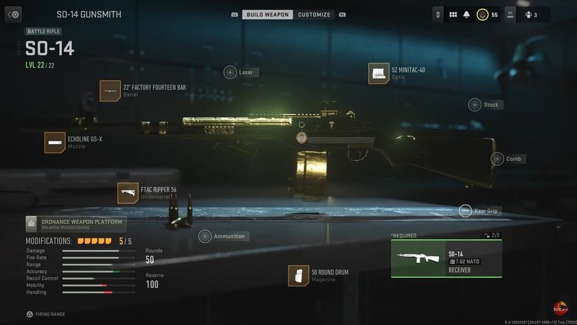 Best loadout for SO 14 in Modern Warfare 2