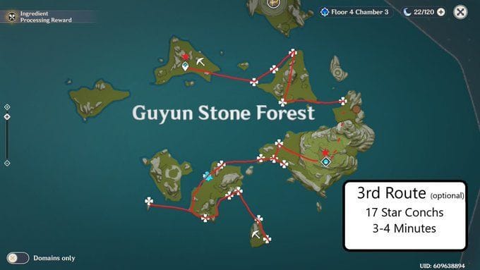 All Genshin Impact Starconch locations: Tartaglia AKA Childe ascension ...