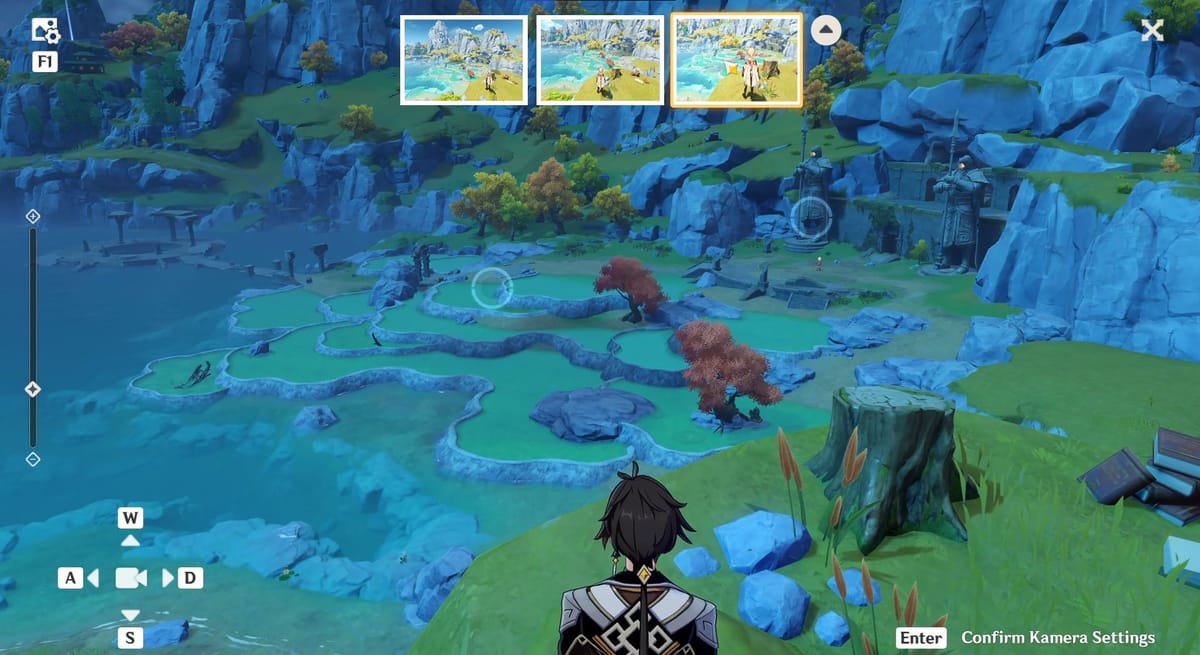 Genshin Impact Shadow over Luhua Pool photography target and location