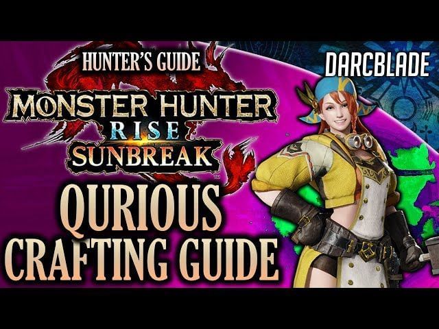 How does the Qurios crafting system work in Monster Hunter Rise: Sunbreak