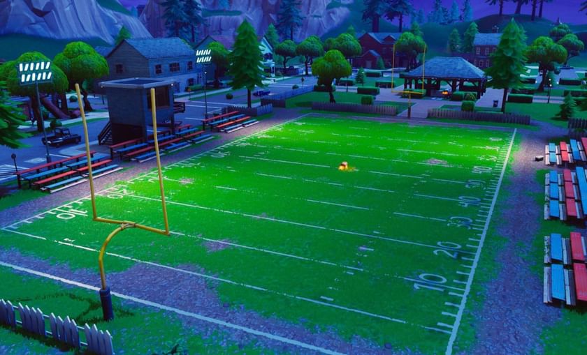 Fortnite: 4 Mysterious football fields appears ahead of Chapter 4 release