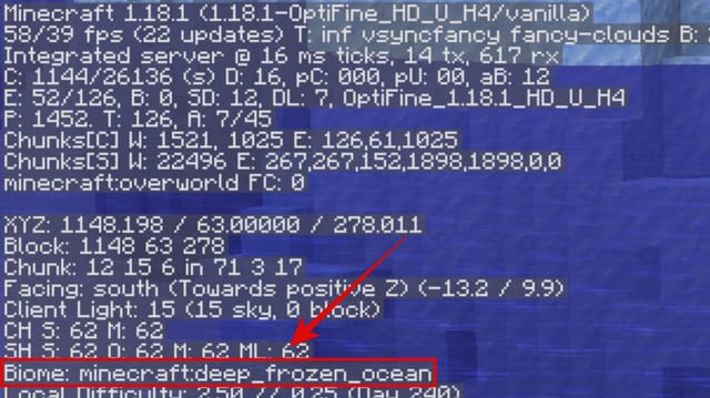 Minecraft F3 debug screen guide for beginners