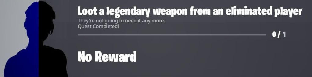 Fortnite: How to loot a legendary weapon from an eliminated player