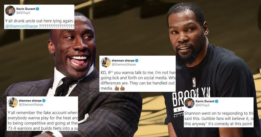 Why did Kevin Durant call Shannon Sharpe a “drunk uncle” back in 2021 ...