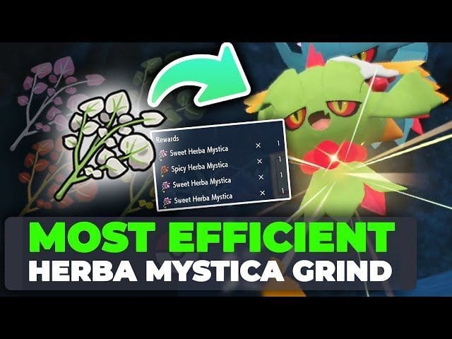 How to obtain easily Sweet Herba Mystica in Pokemon Scarlet and Violet