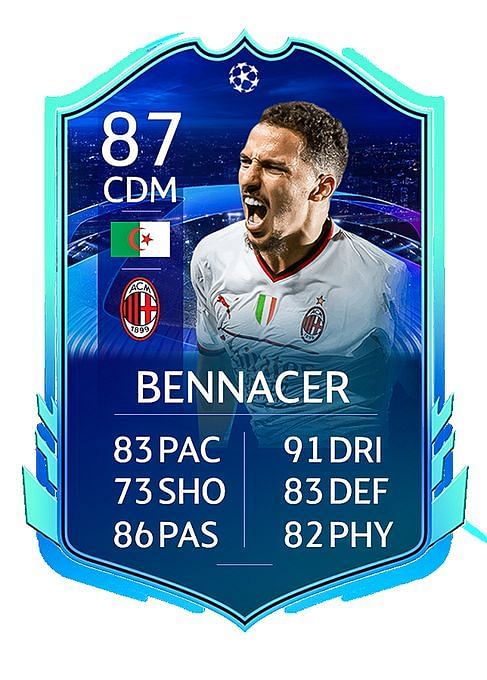 Fifa 23 Ismael Bennacer Rttk Card Upgraded Overall Predicted Stats