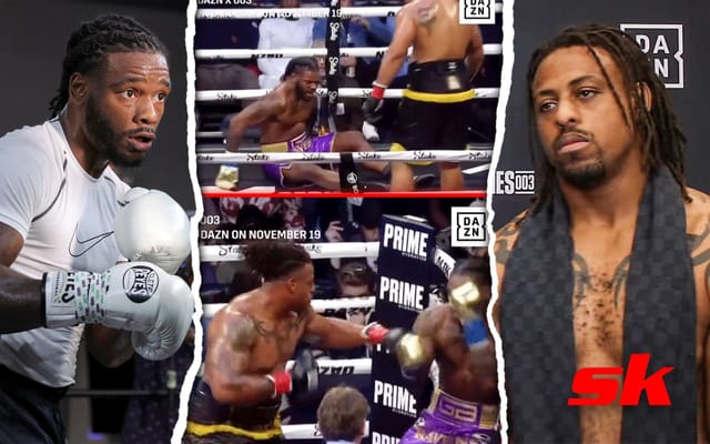 VIDEO: 94lbs heavier Greg Hardy drops Hasim Rahman Jr. and picks up ...