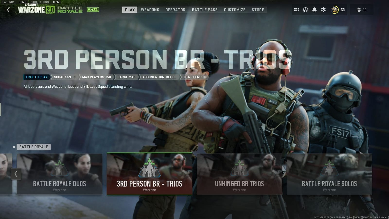 How to play the third-person mode in Warzone 2