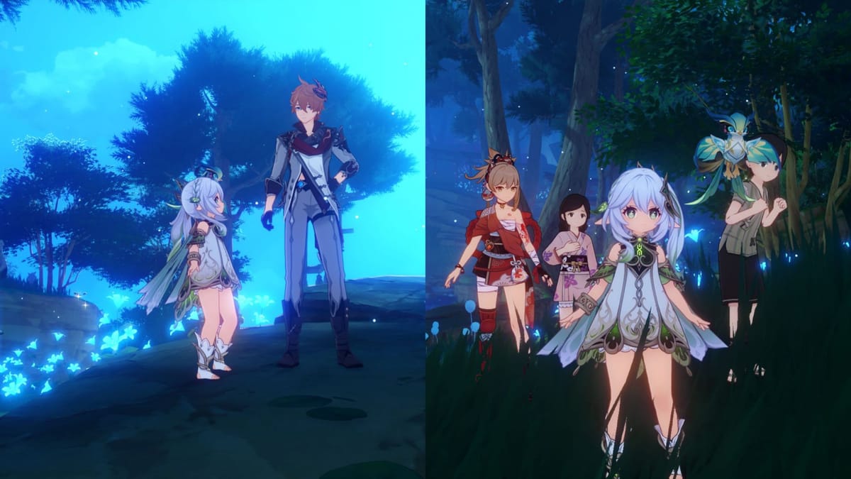 Childe and Yoimiya locations in Genshin Impact Outside the Canvas ...