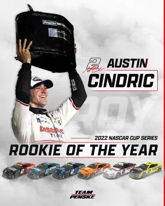 Who is the NASCAR Rookie of the Year?