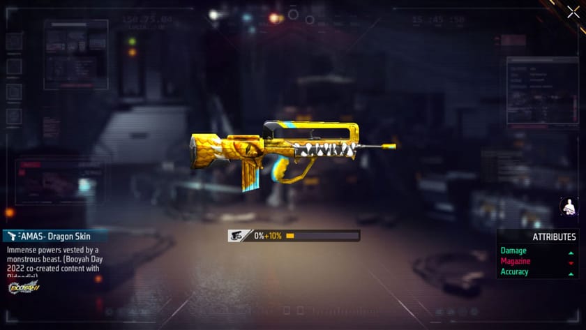 How to get Dragon Skin FAMAS for free in Free Fire MAX
