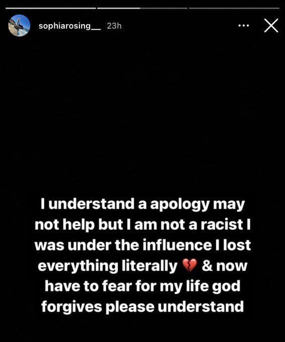 “I lost everything”: UK student Sophia Rosing apologizes for alleged ...