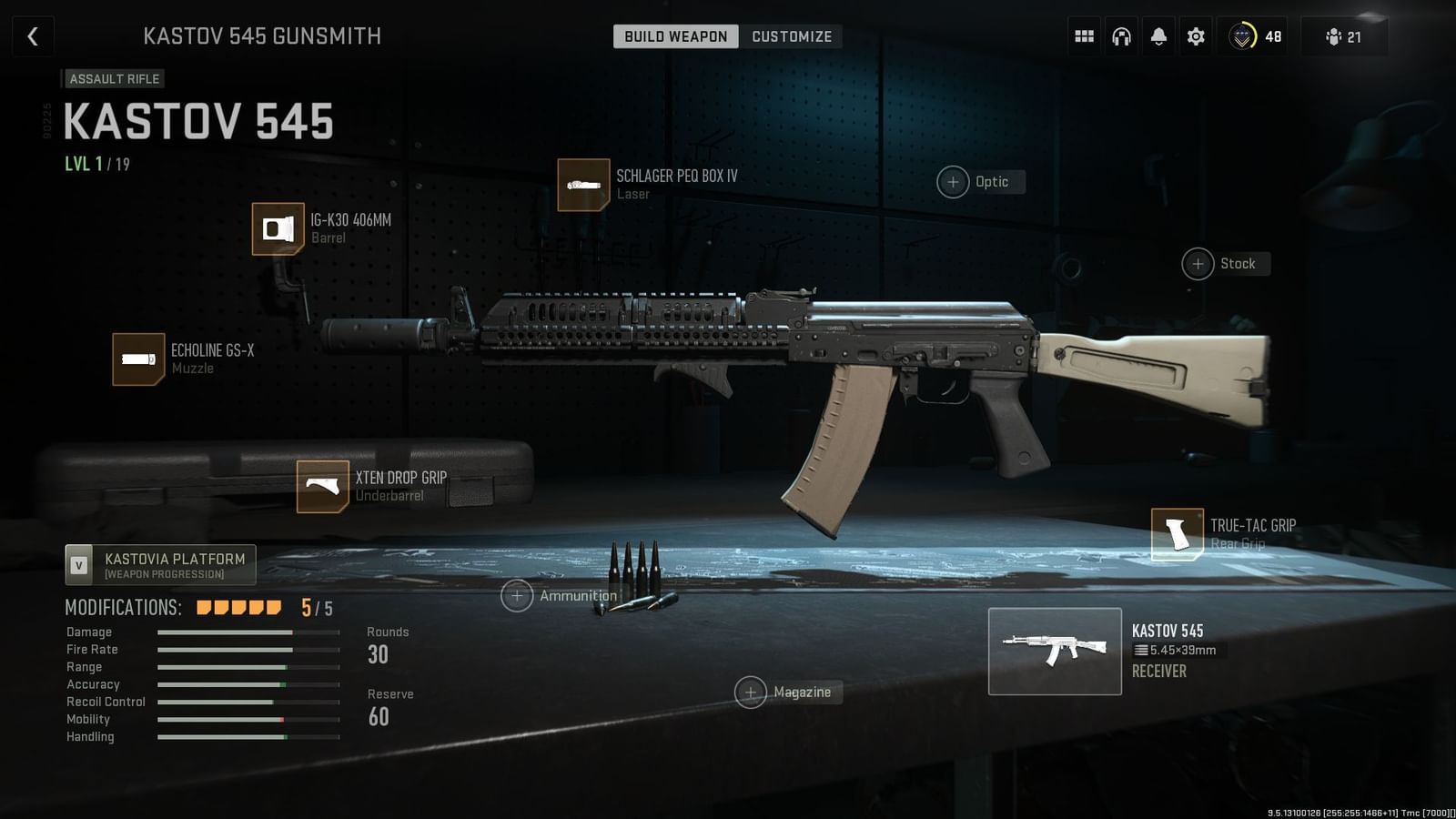 Best loadout for Kastov 545 in Modern Warfare 2