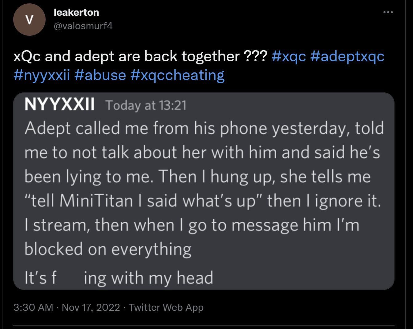 Why did xQc break up with nyyxxii? The entire controversy explained
