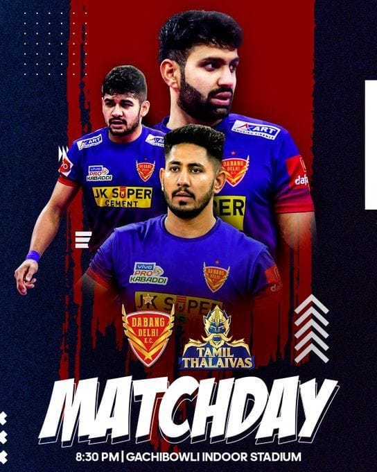 Pro Kabaddi 2022, Dabang Delhi KC vs Tamil Thalaivas: Who will win ...