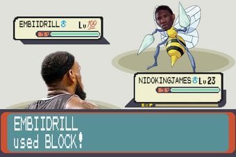 The "NBA Pokémon" meme that went viral on Twitter in 2014 as whole ...