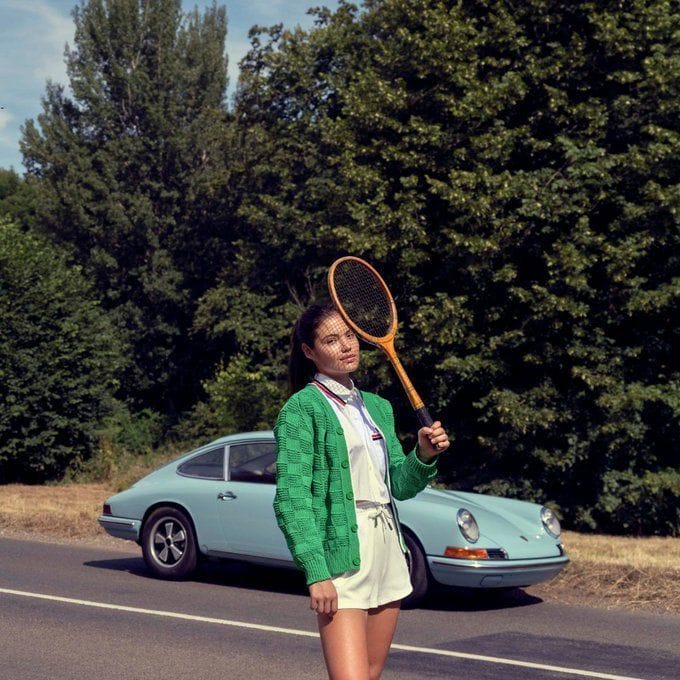 In pictures: Emma Raducanu dazzles in glamorous Porsche photoshoot