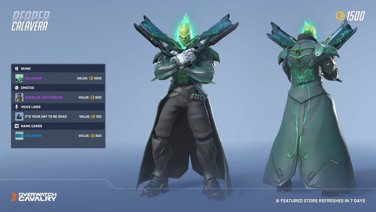 Overwatch 2 Calavera Reaper Bundle: How to get, features, price, and more