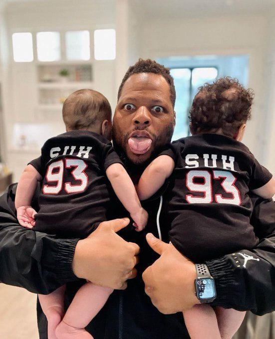 Who is Ndamukong Suh's wife, Katya Suh?