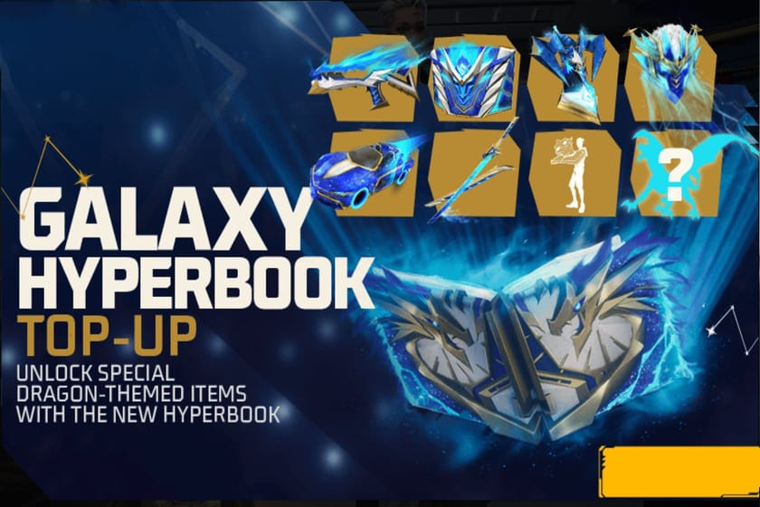 Free Fire MAX Galaxy Hyperbook Top-Up event: How to get all eight ...