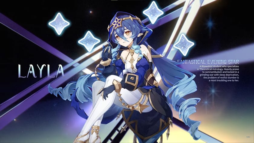 Layla's ascension materials in Genshin Impact