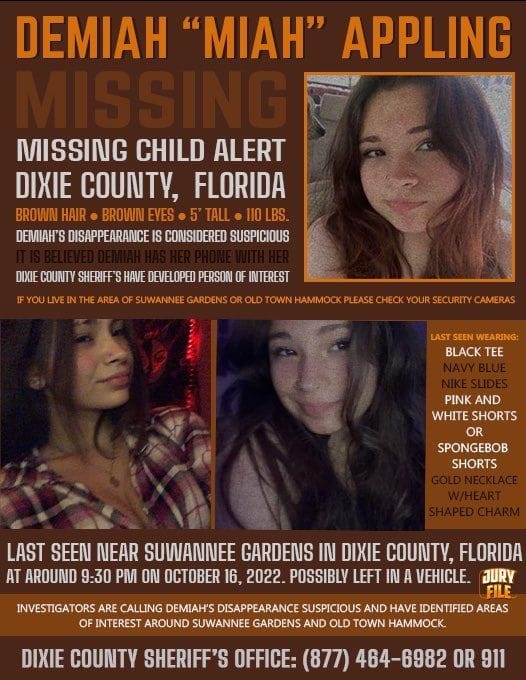 What happened to Demiah Appling? Human remains found in Florida ...