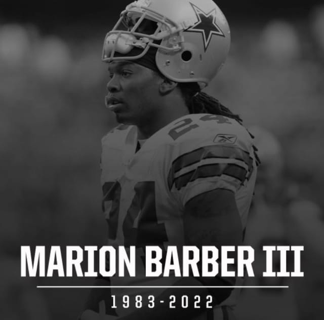 How did Marion Barber die?