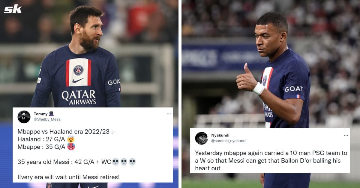 "Mbappe is a GOAT already", "Can't function without Messi" - Twitter ...