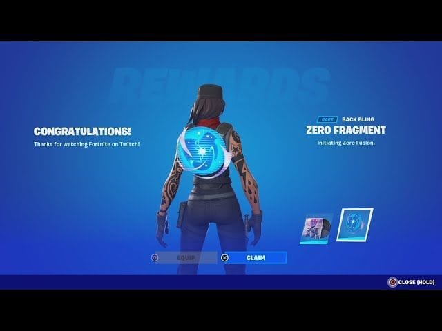 Fortnite Chapter 4 Season 1: How to get Zero Fragment back bling for free