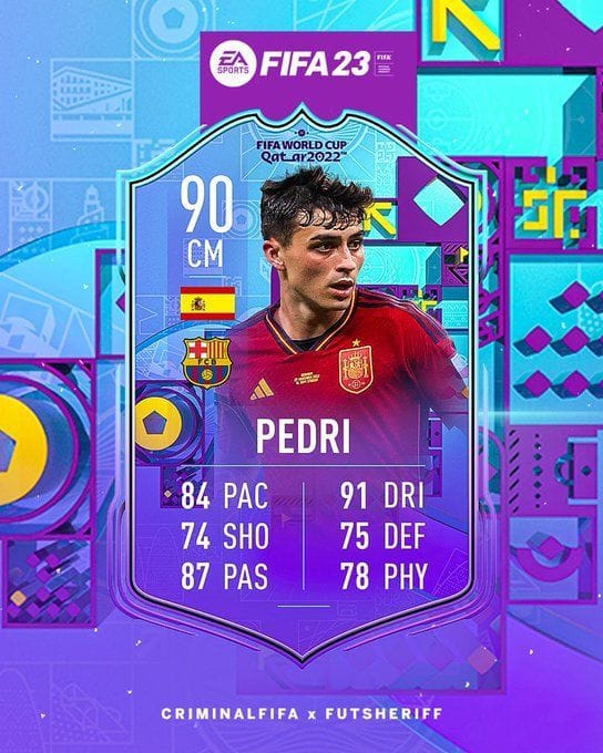 FIFA 23 leaks suggest Spanish prodigy Pedri will be included in World ...
