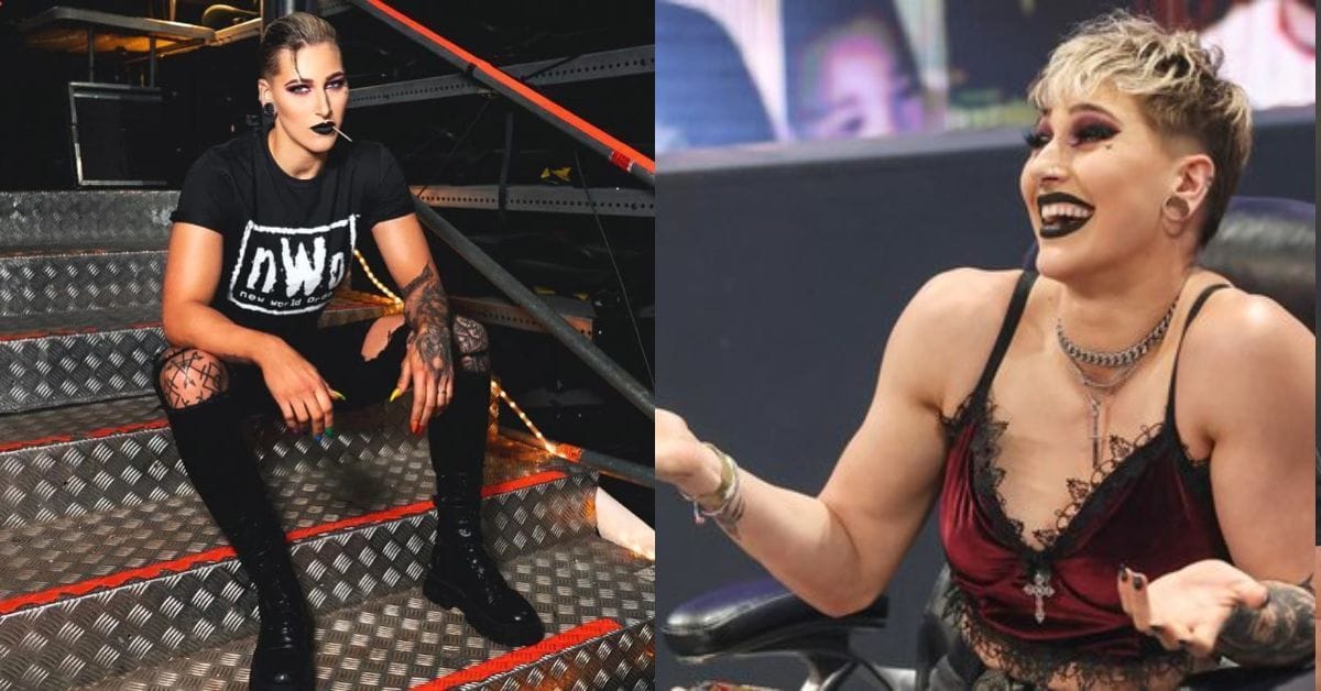 Who did WWE star Rhea Ripley date before Buddy Matthews?