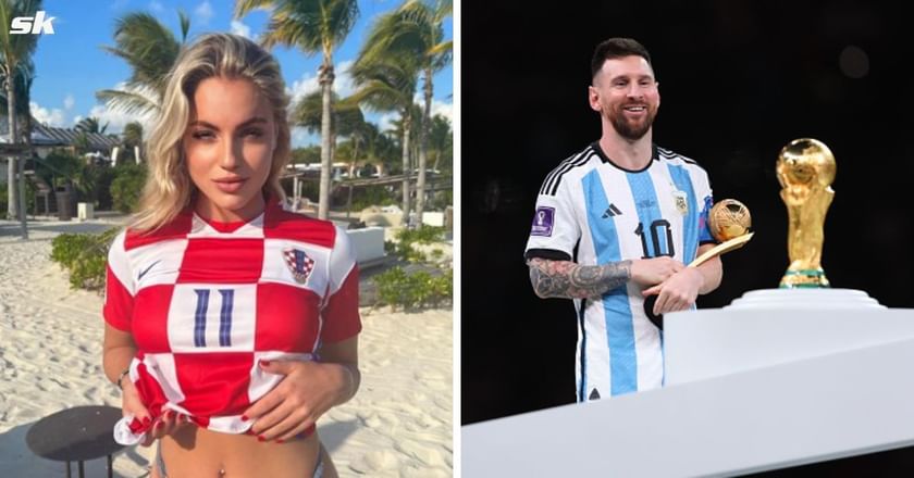 'World's most beautiful footballer' Ana Markovic tips Lionel Messi to ...